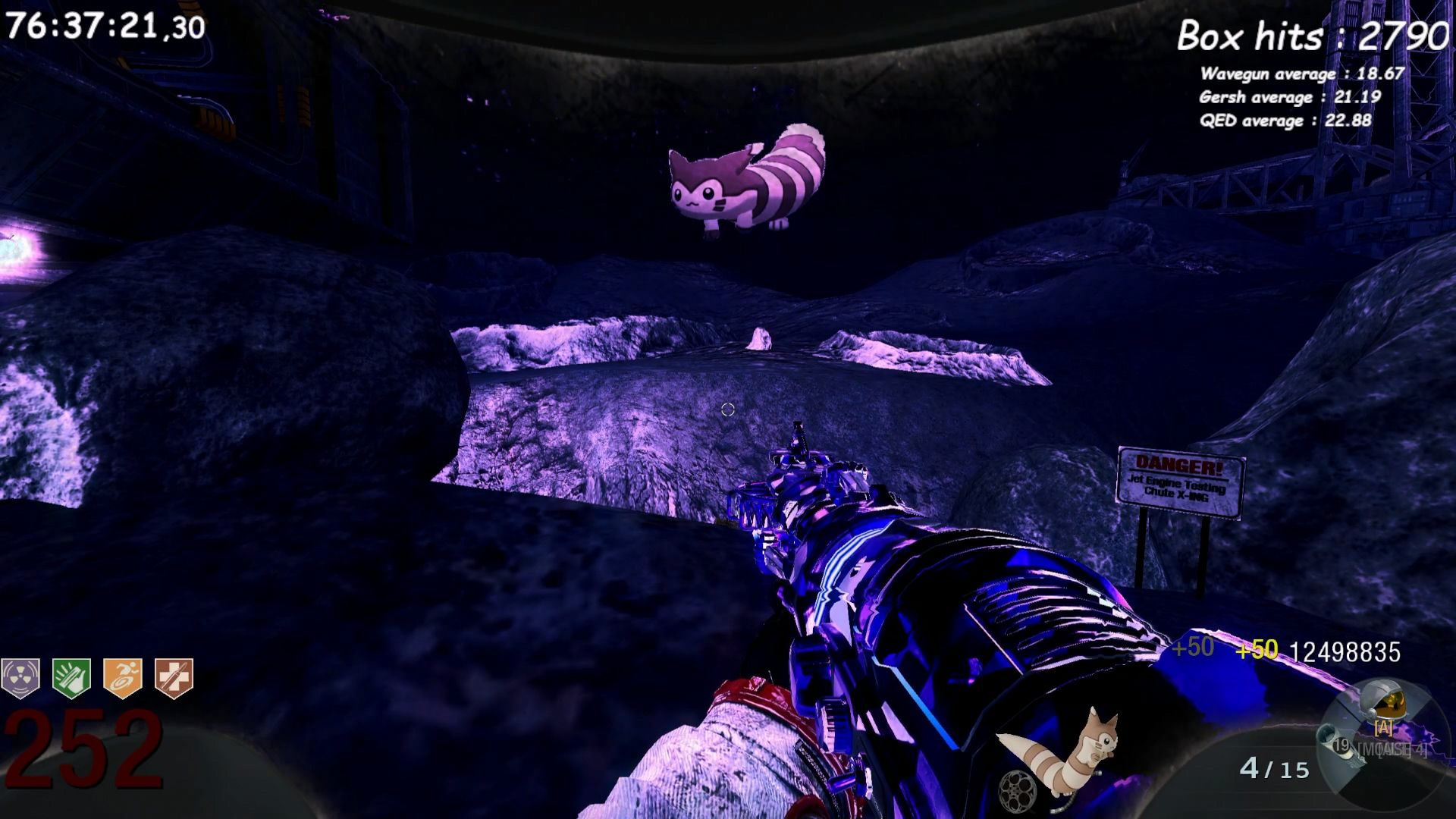 【搬运/世界纪录】使命召唤7僵尸模式 月球单人252波全流程