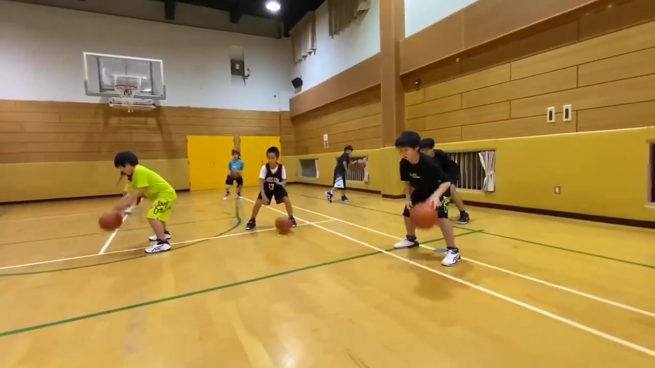 【篮球训练】低学龄儿童篮球基本功训练录像