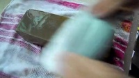纯天然磨刀石磨刀,一分钟锋利