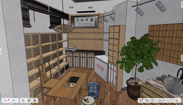 12平米茶室设计讲解