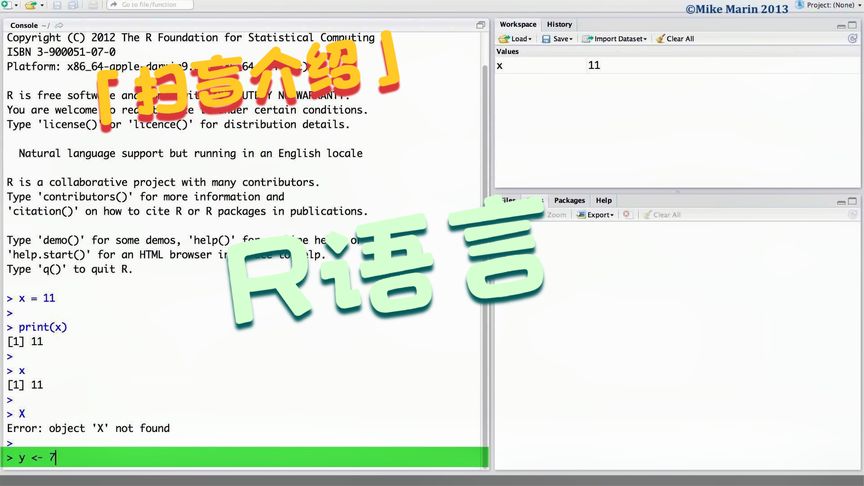R教程:R语言基础介绍