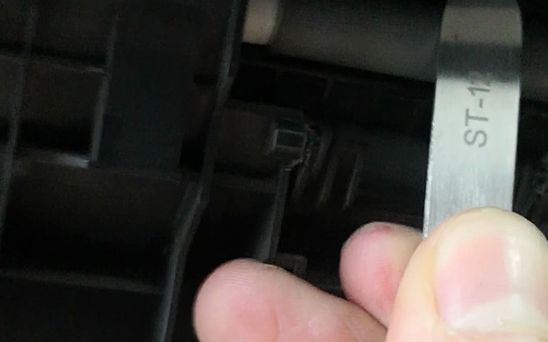 联想M7655打印机卡纸在硒鼓下面传感器位置