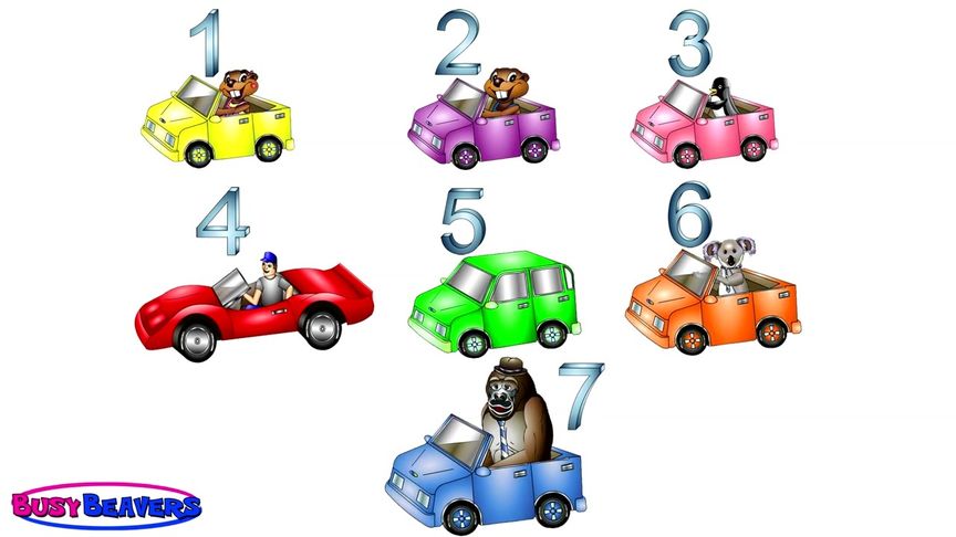 数字从1数到10集锦第一集-儿童计数学习,婴幼儿歌曲,歌谣