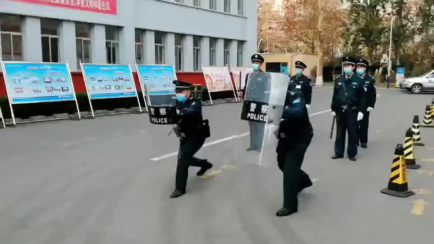 谁说保安不专业,保安认真训练起来太酷啦!#保安 #保安器械培训