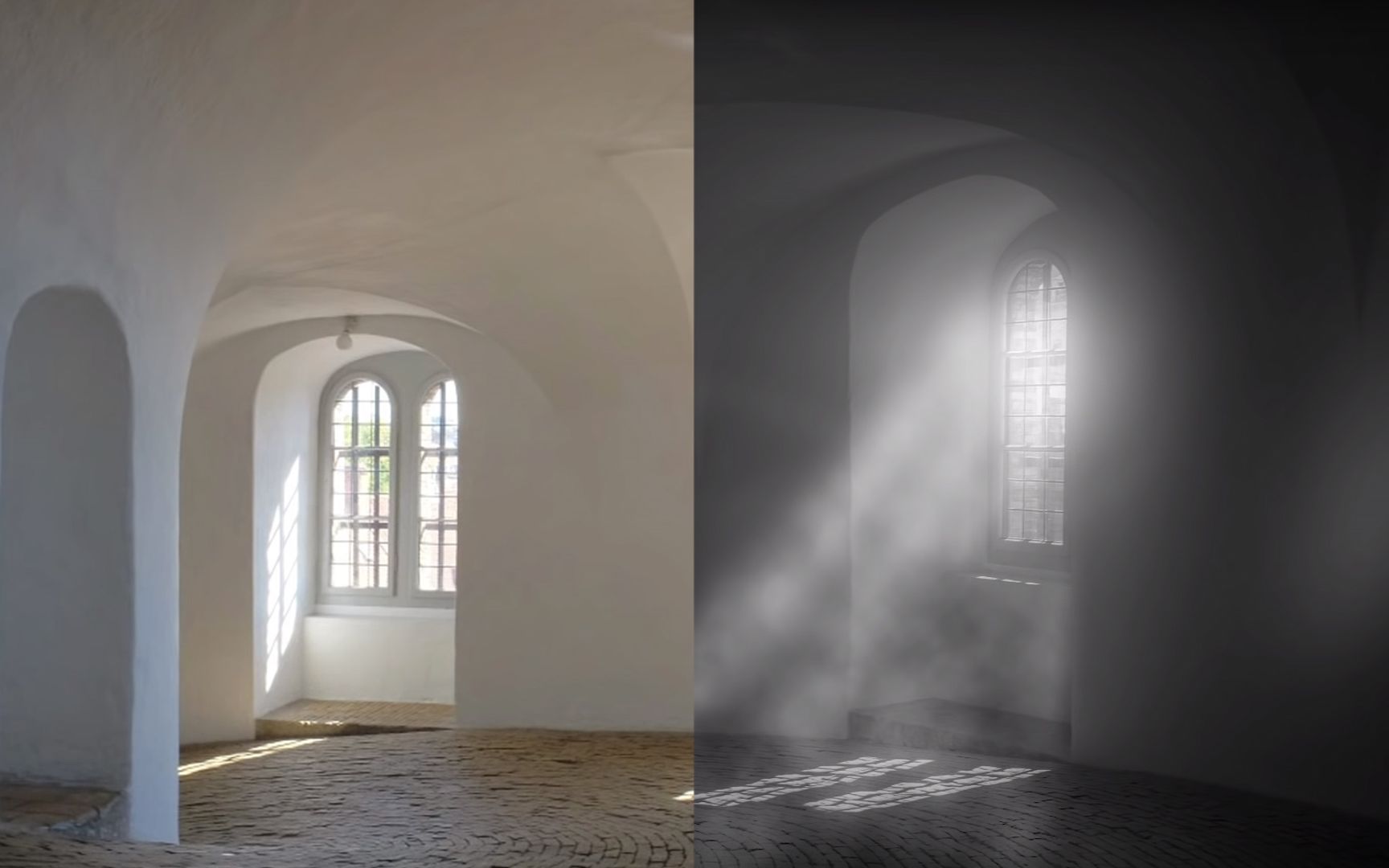 【ps教程】丁达尔光线制作/特殊环境光效渲染