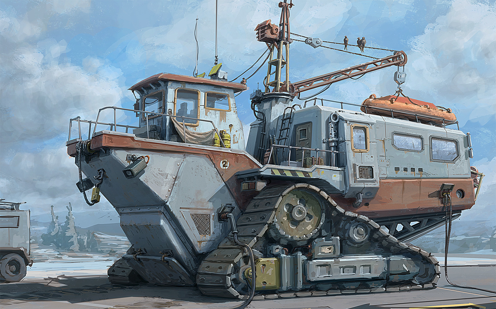 次世代全流程精品教学视频--海陆两栖船模型制作