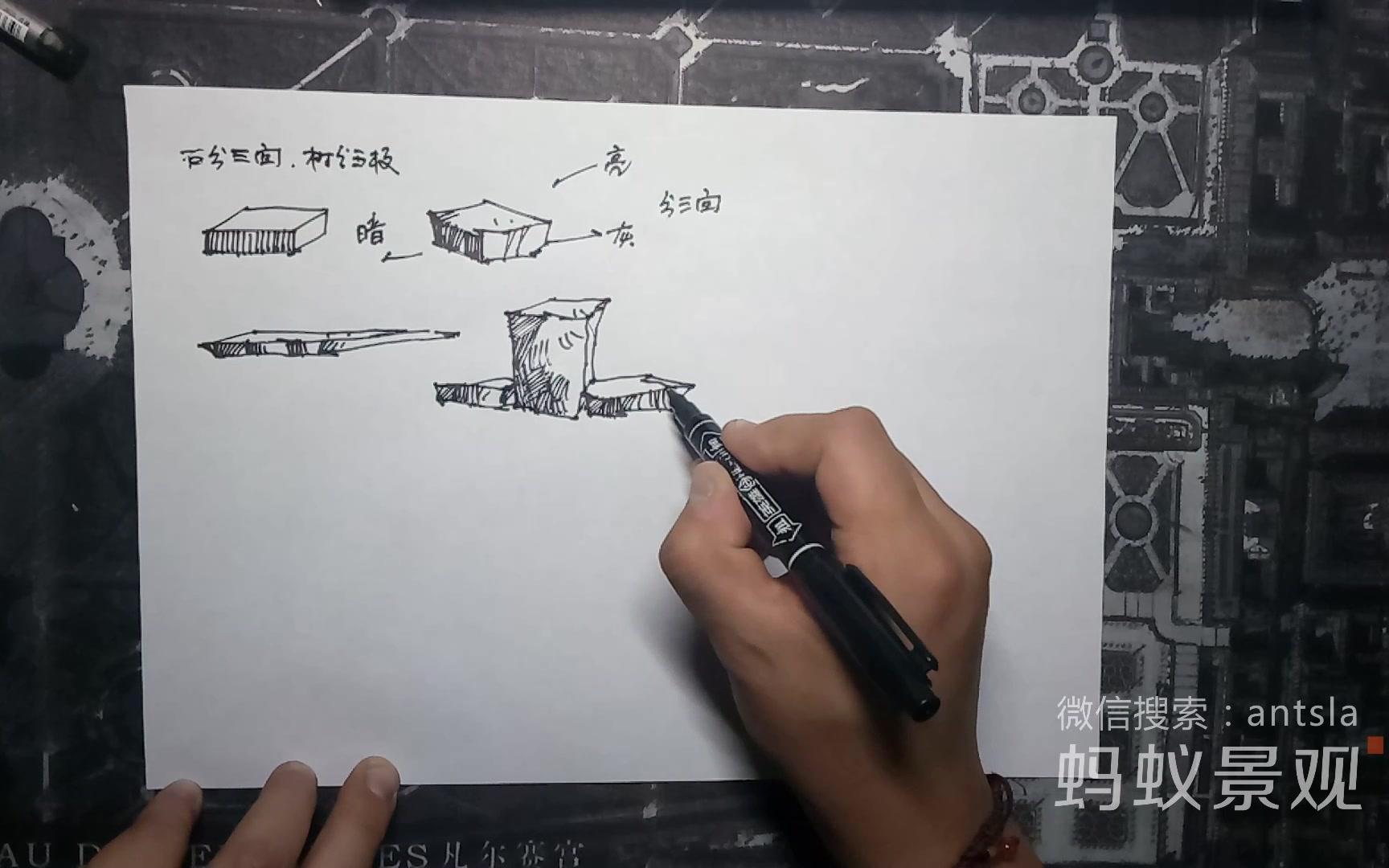 【手绘教程】置石的超简单归类画法