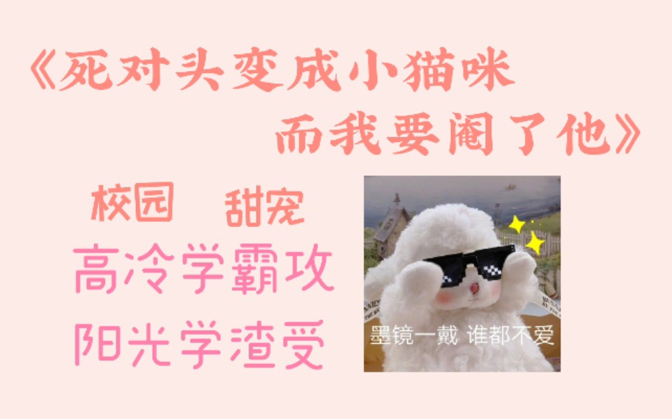 【纯爱推文】沙雕甜宠校园文《死对头变成小猫咪而我要阉了他》