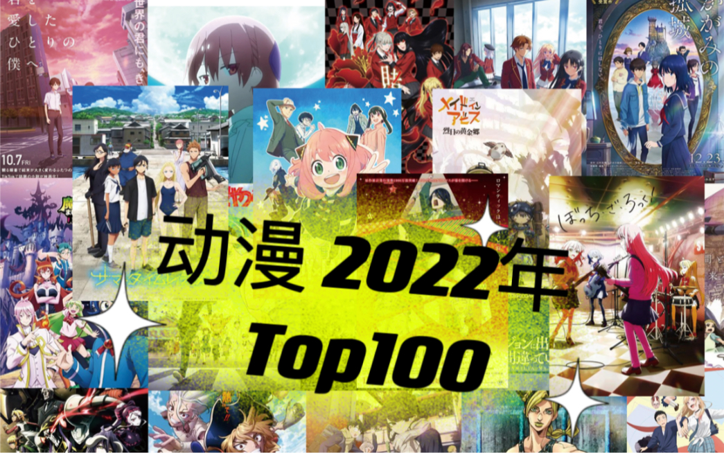 2022年 最新动漫作品人气榜TOP100