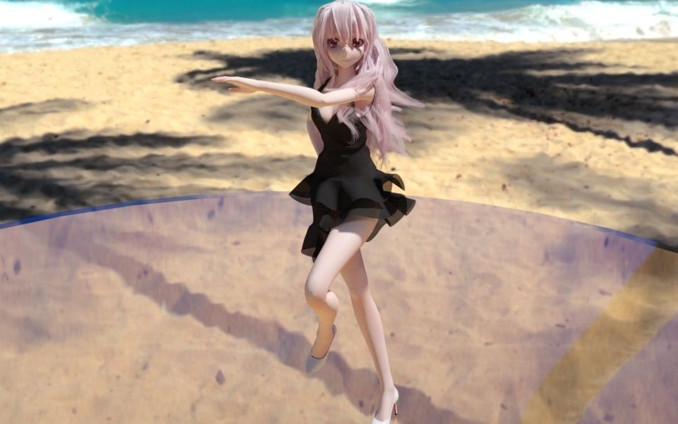 【C4D+布料模拟】极乐净土MMD
