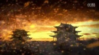 中国风古代战争城楼战火硝烟战旗中国风古典LED舞台视频背景素材