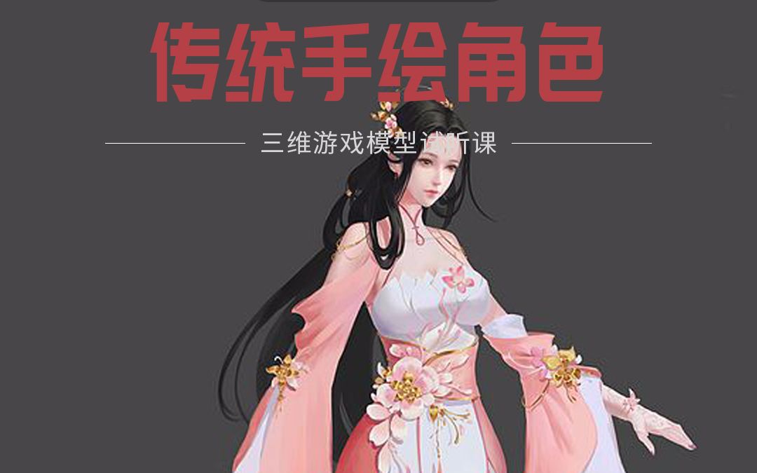 【3Dmax人物建模】古风人物角色模型3D建模