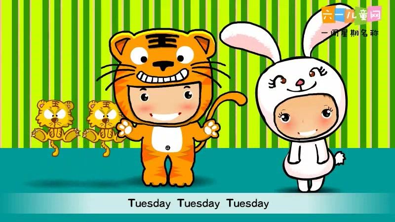 幼儿学英语基础开始,一周星期名称,monday星期一