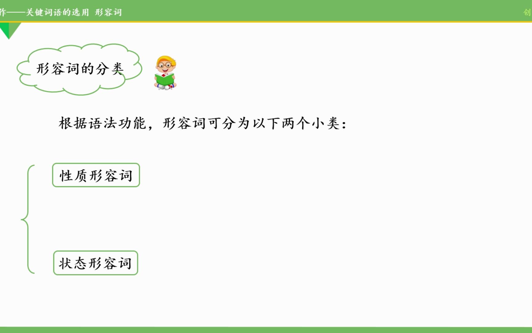 小学微课-语文-写作——关键词语的选用 形容词