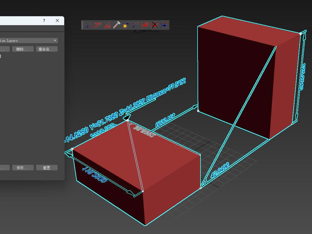 ...标注插件DIMaster 2.0,基于3dMax卷尺辅助对象创建CAD样式标注。