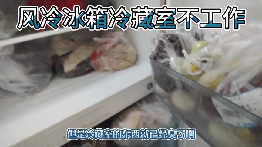 风冷无霜冰箱维修。变温室冷藏室不制冷只有冷冻室能够正常工作。