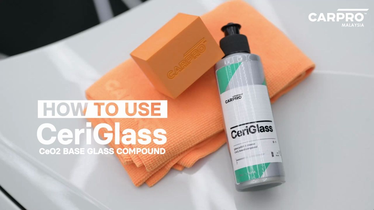 carpro 卡普玻璃研磨剂的使用方法。