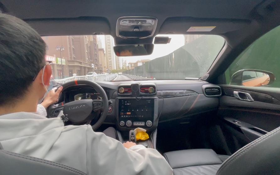 【行车记录】沙尘,领克02Hatchback上班通勤