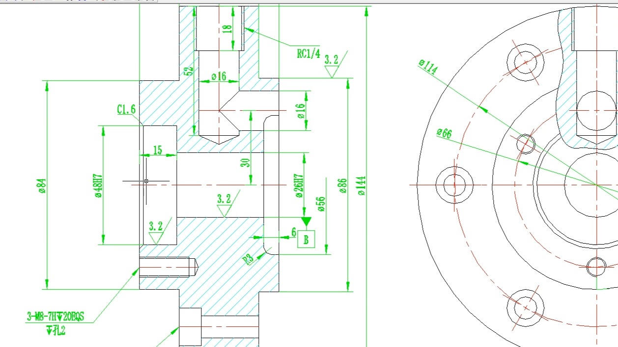 怎么看懂机械图纸,机械制图CAD识图机械制造工艺学夹具 圆盘或者...