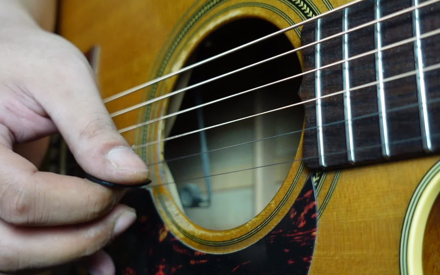 指弹吉他手用拨片是什么样子?