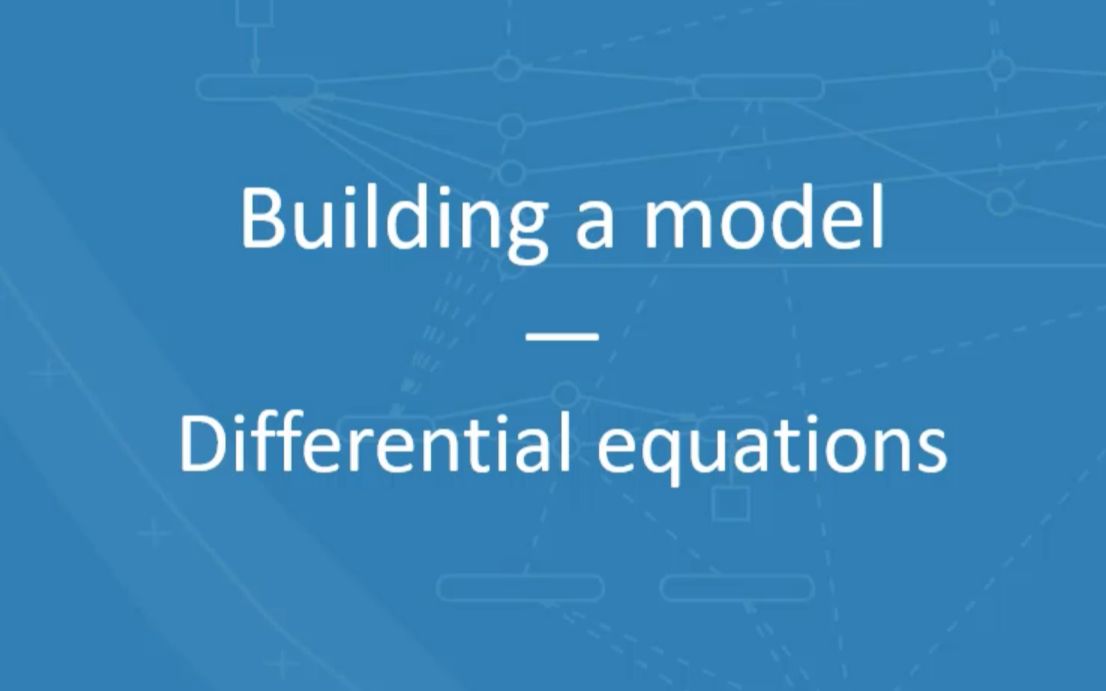 MATLAB教程:构建模型之微分方程 SimBiology Tutorials: Building a ...
