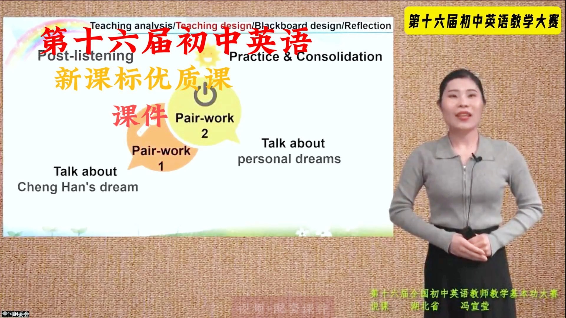 ...说课Unit6 Listening and SpeakingI'm going to study computer science