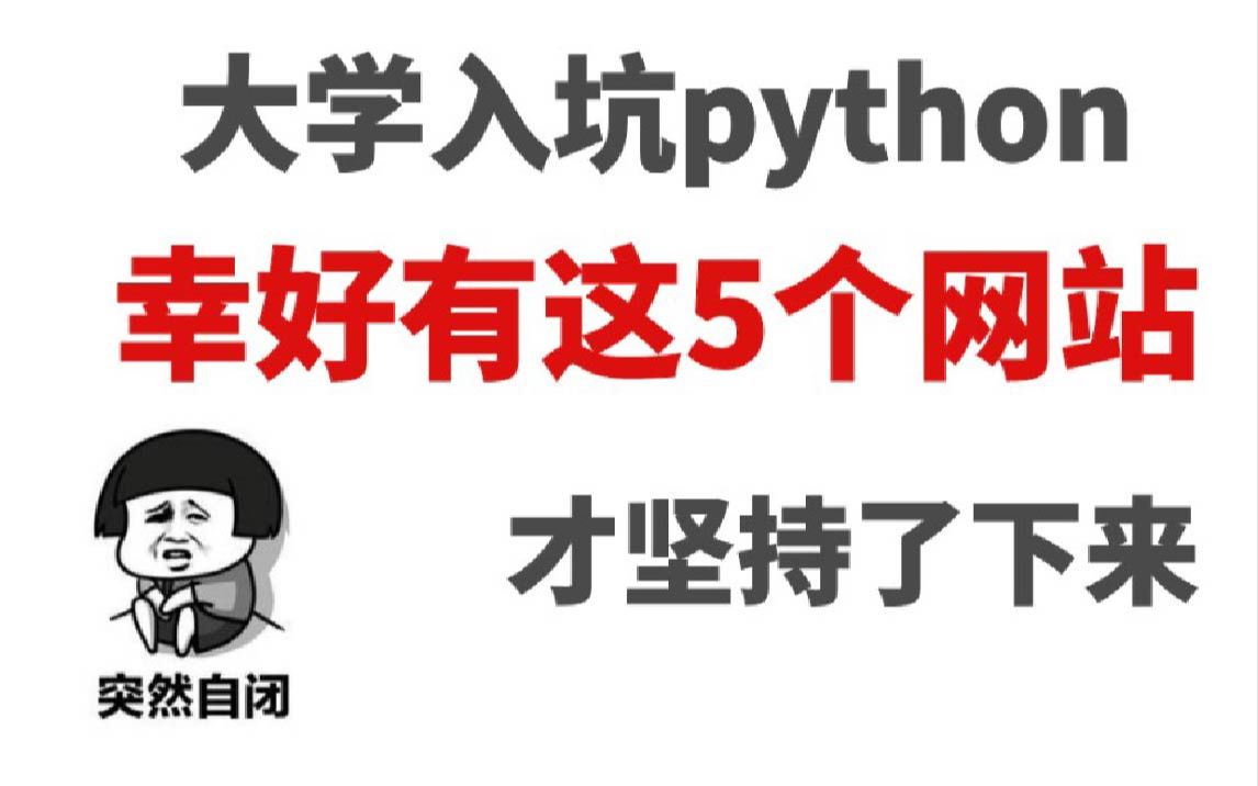 5个比付费还强大学Python的免费网站,错过血亏