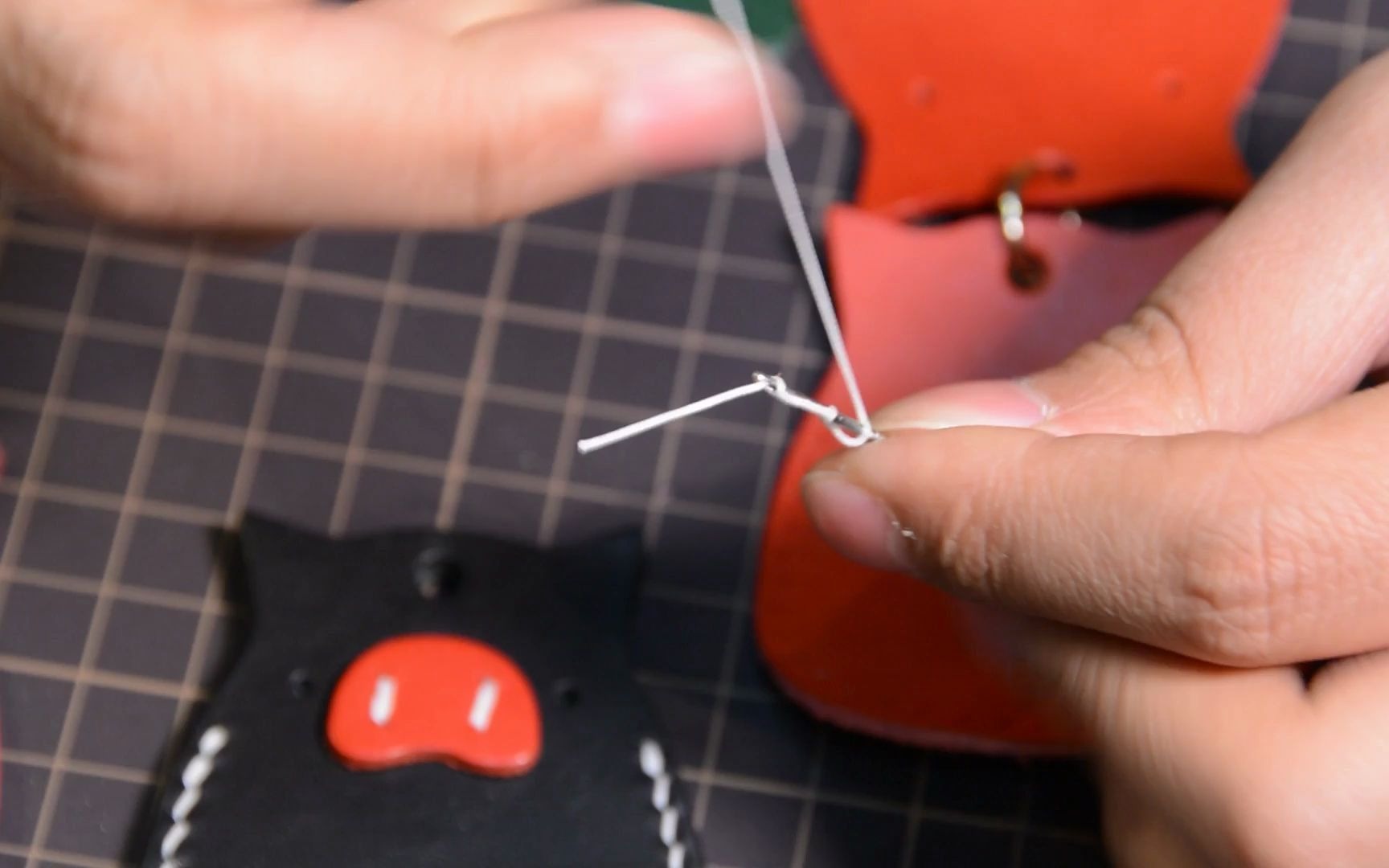 DIY门禁卡套制作教程手工皮具