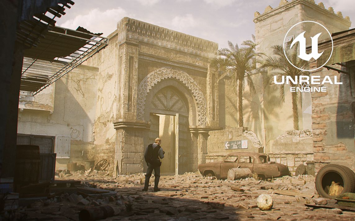 CS玩家用虚幻5制作久经沙场的沙漠二地图