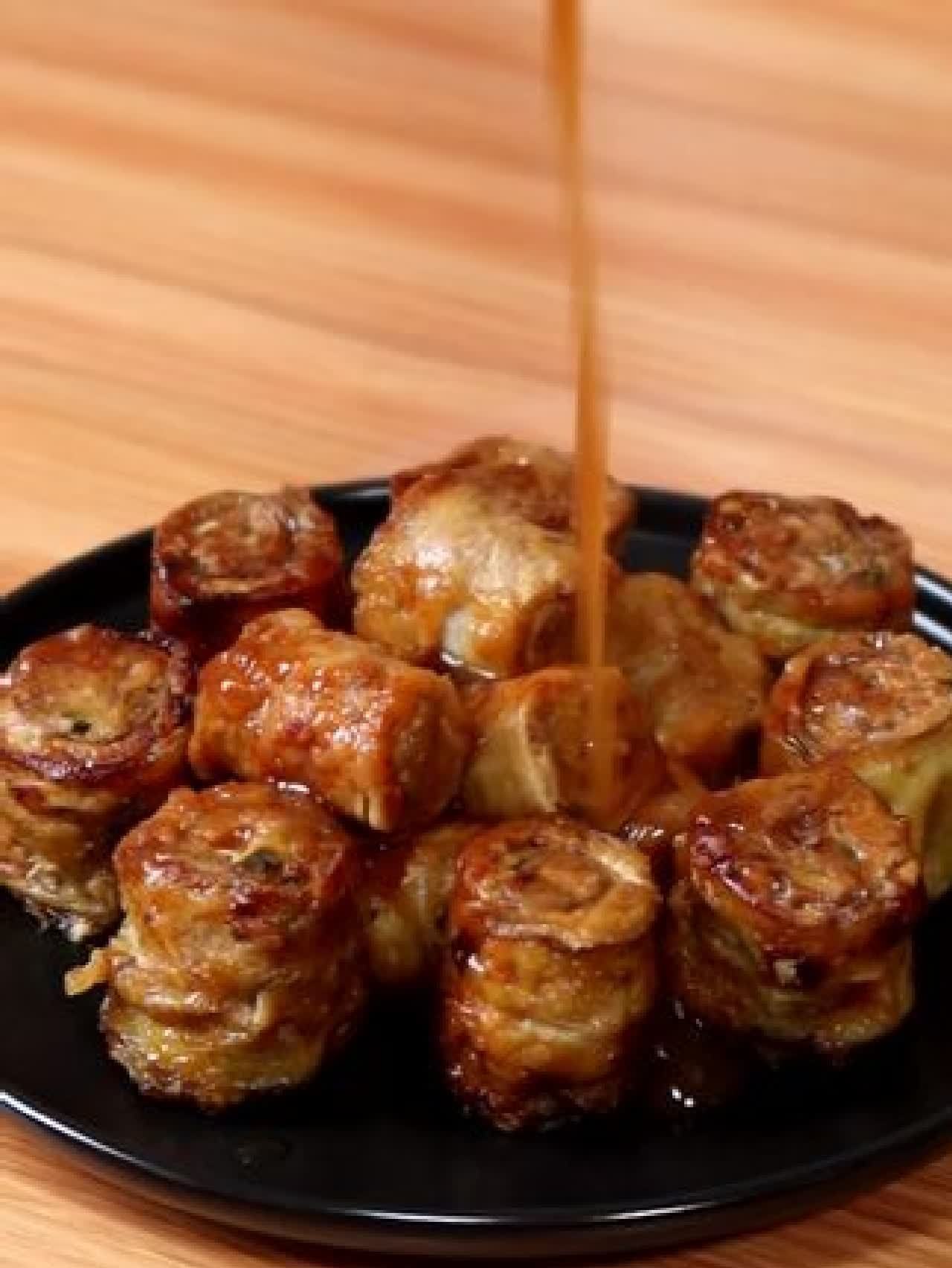 卷起来了!真的好吃!制作过程在最后##美食 #妈呀太香了 #跟着学做菜