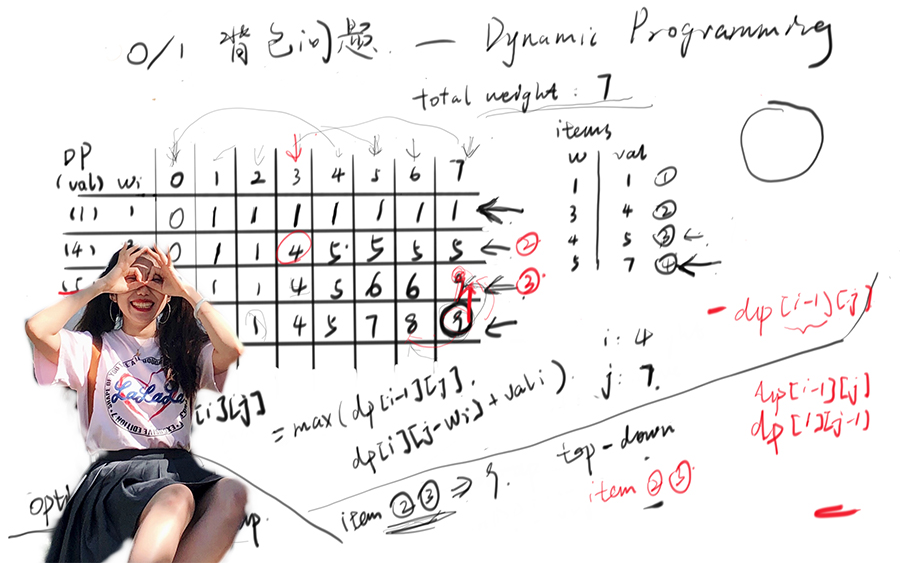 b站最清楚讲解动态规划基础-学不会01背包你来打我!