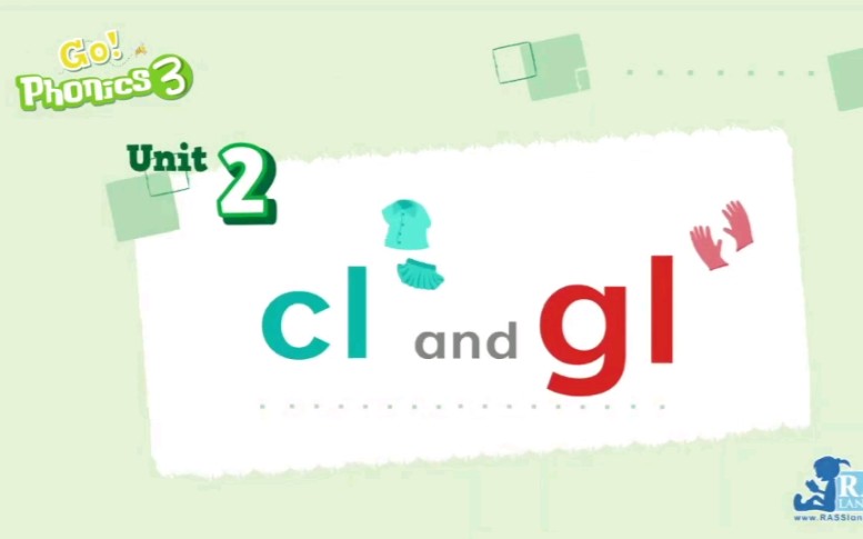 cl-, gl-字母组合发音