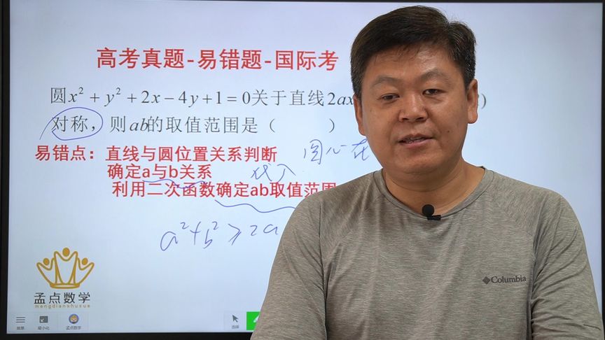 高中数学-易错题-直线与圆的位置关系求极值-易错点-无法确定关…
