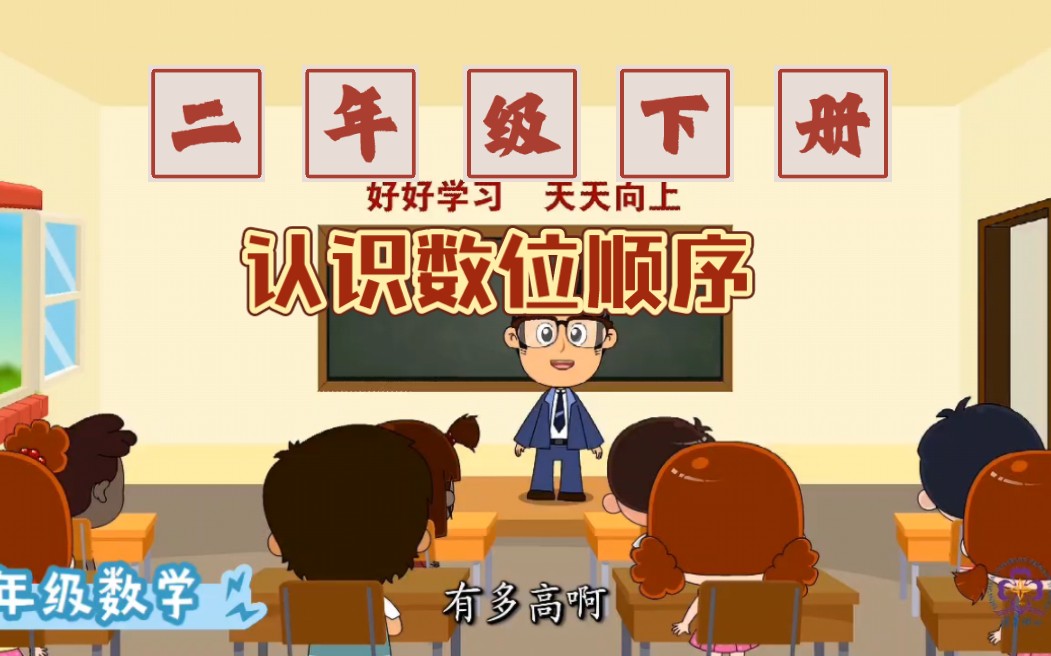 二年级下册 认识数位顺序