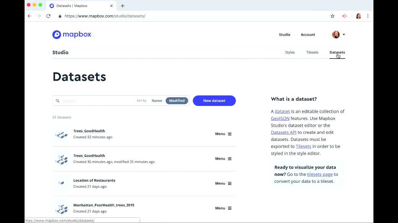 如何在 Mapbox Studio 中添加可视化数据?
