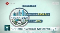 江苏已有境内上市公司438家 数量位居全国第三