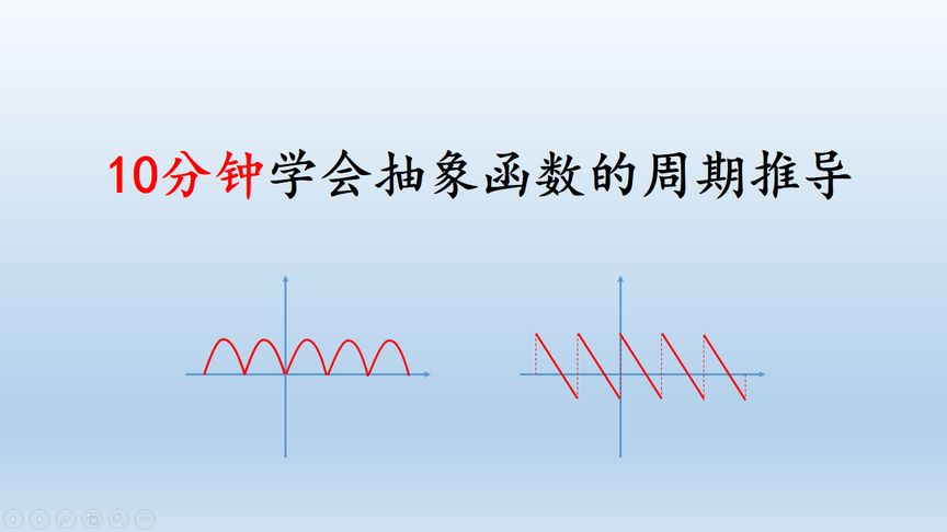 抽象函数的周期推导和原理