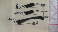 数字三的毛笔写法,看似简单,其中有很多讲究!
