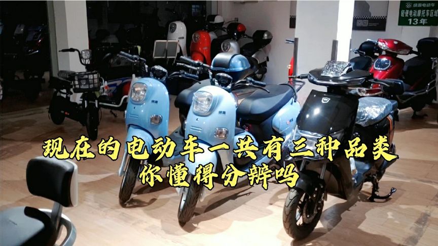 电动车现在分为三种品类,你会选择哪一种?