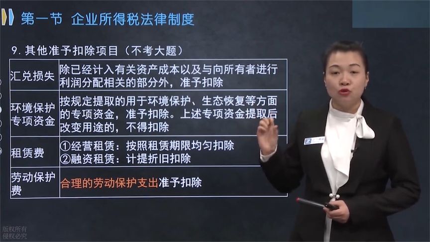 2021初级会计经济法 第五章第1节 企业所得税法律制度(6)