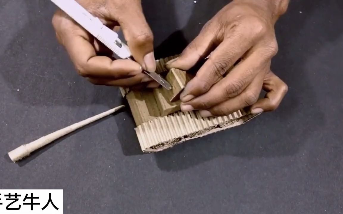 【纸模制作】纸板制作坦克模型