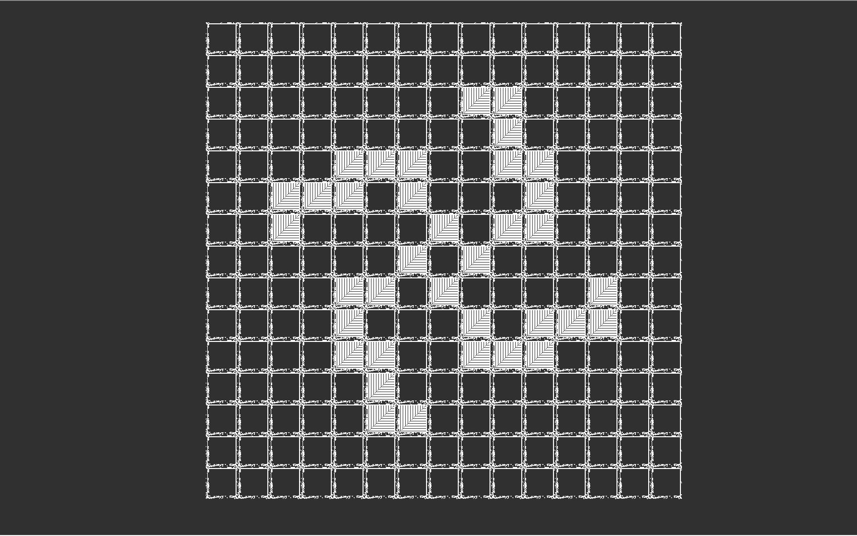 由元像素(Metapixel)组成的银河图案——康威生命游戏