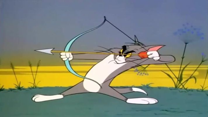 少儿动画,经典卡通猫和老鼠-杰瑞和汤姆比武艺