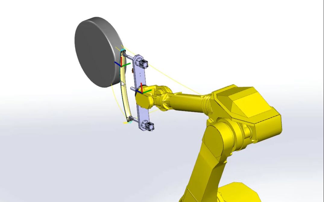 Robotmaster曲面路径打磨编程示例