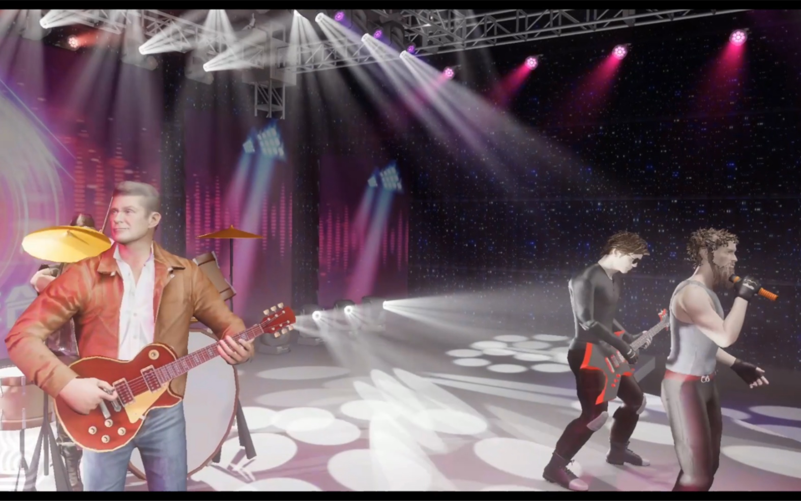 原创舞美灯光设计、小型音乐会、草图大师建模、L8编程