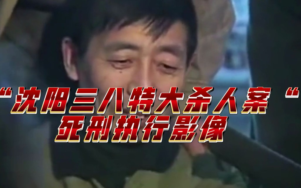 1999年沈阳三八特大杀人案死刑犯执行死刑真实影像(杀害21人,杀伤50...