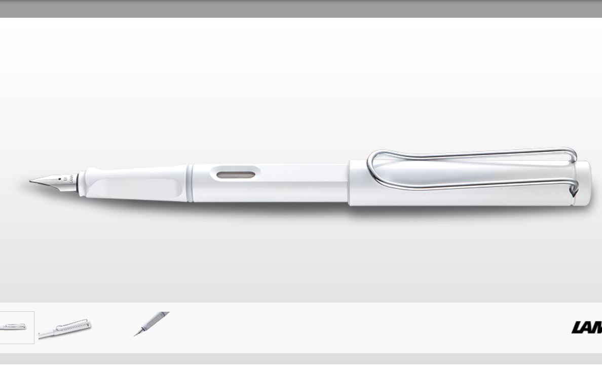...MANIA 11】LAMY Safari 凌美狩猎系列白色亮杆ABS墨水笔上手&介绍