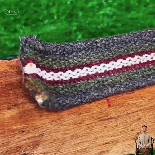 用简单方法牢固固定绷带