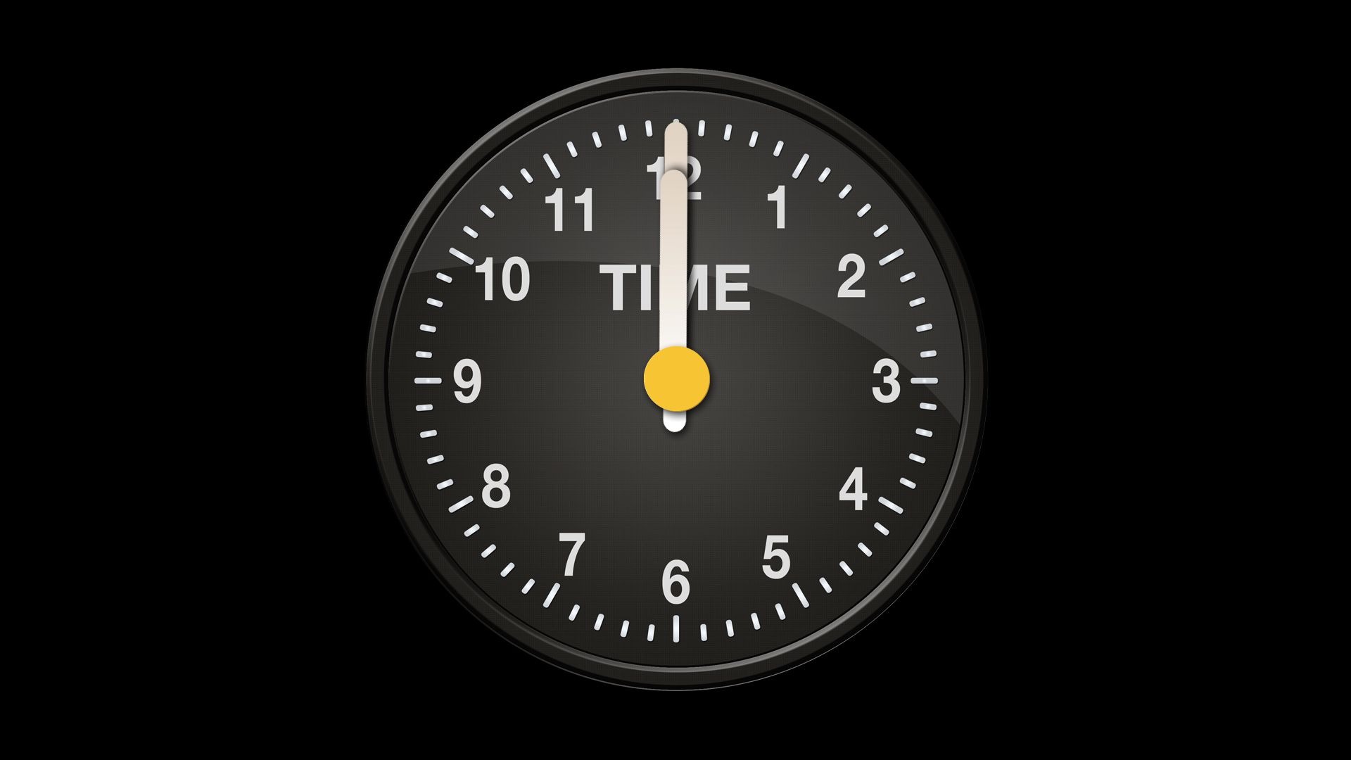 时钟-简单关联表达式动画练习