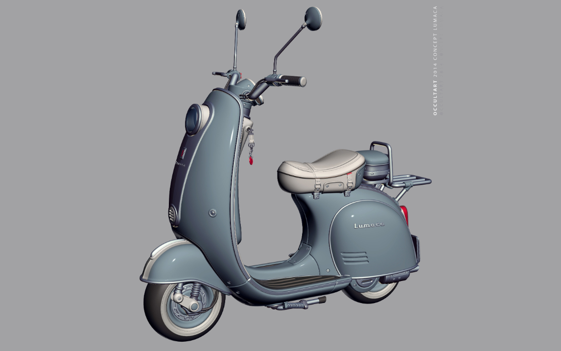 “忘了他吧,我建电瓶车养你呀~”:建模师,maya道具模型制作